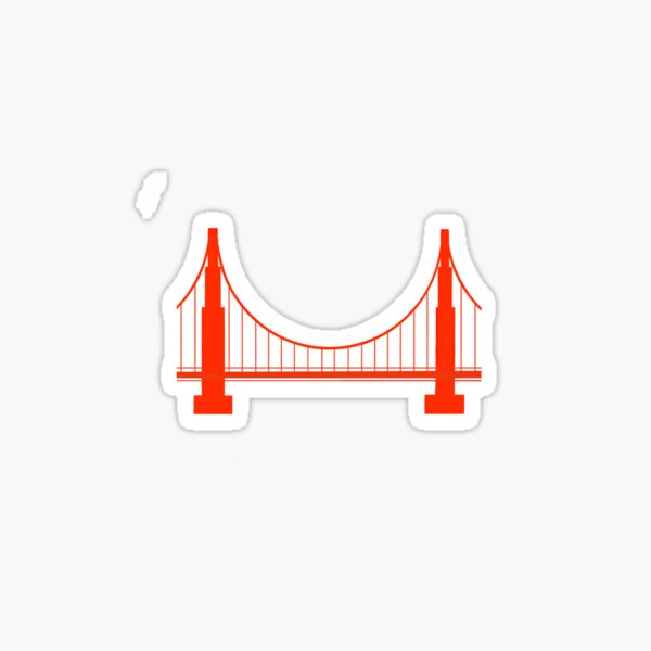 "Golden Gate Bridge " Sticker for Sale by Julestudio | Redbubble