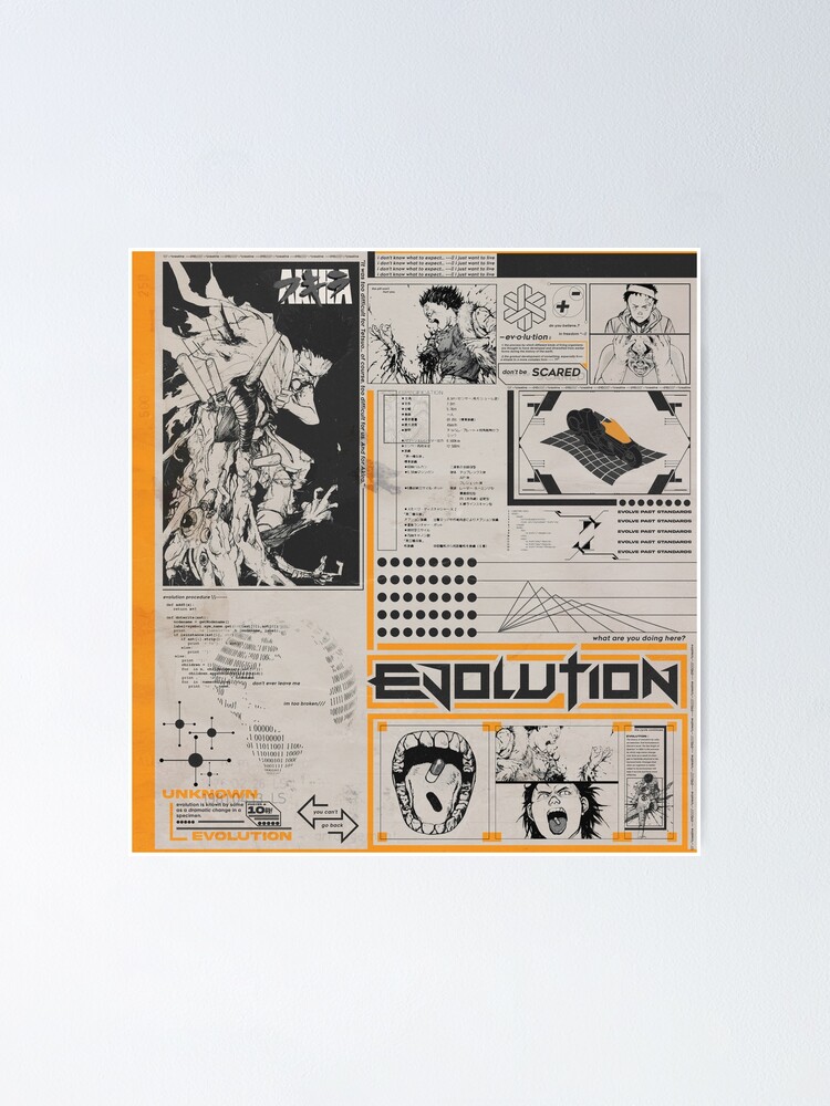 "EVOLUTION - poster design" Poster for Sale by theoneguycam | Redbubble