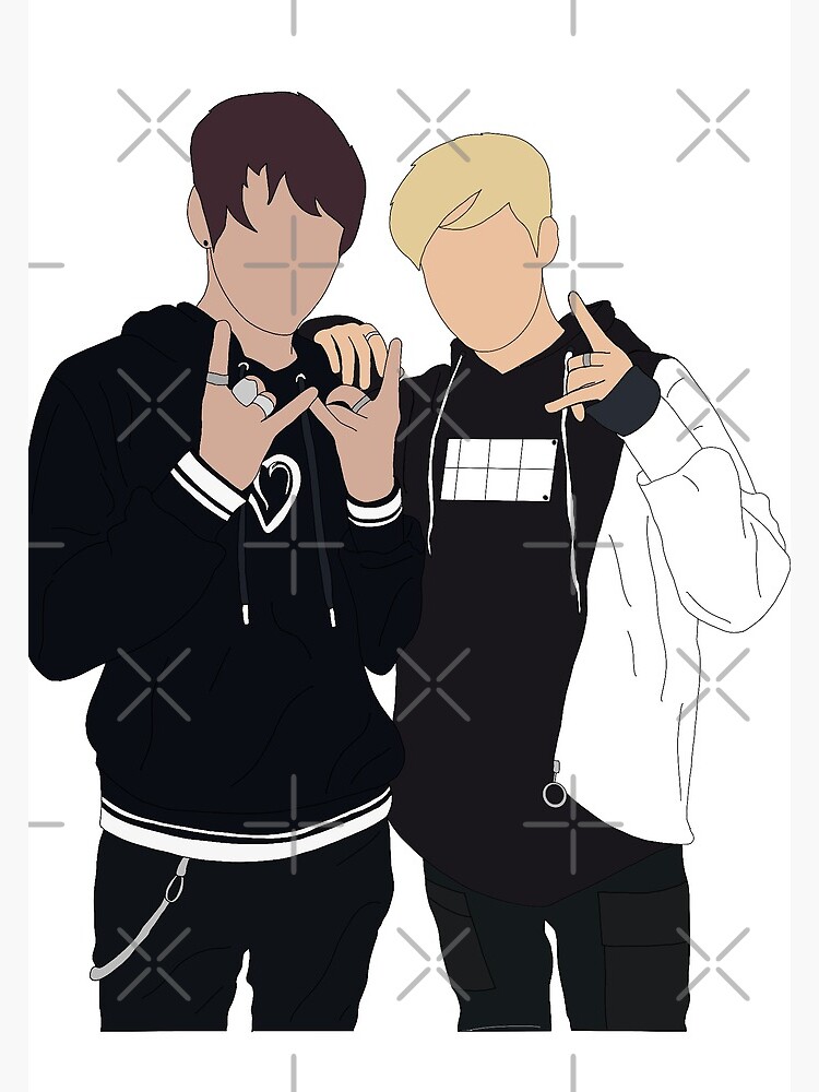 "Sam & Colby" Art Print for Sale by Jenna Ross | Redbubble