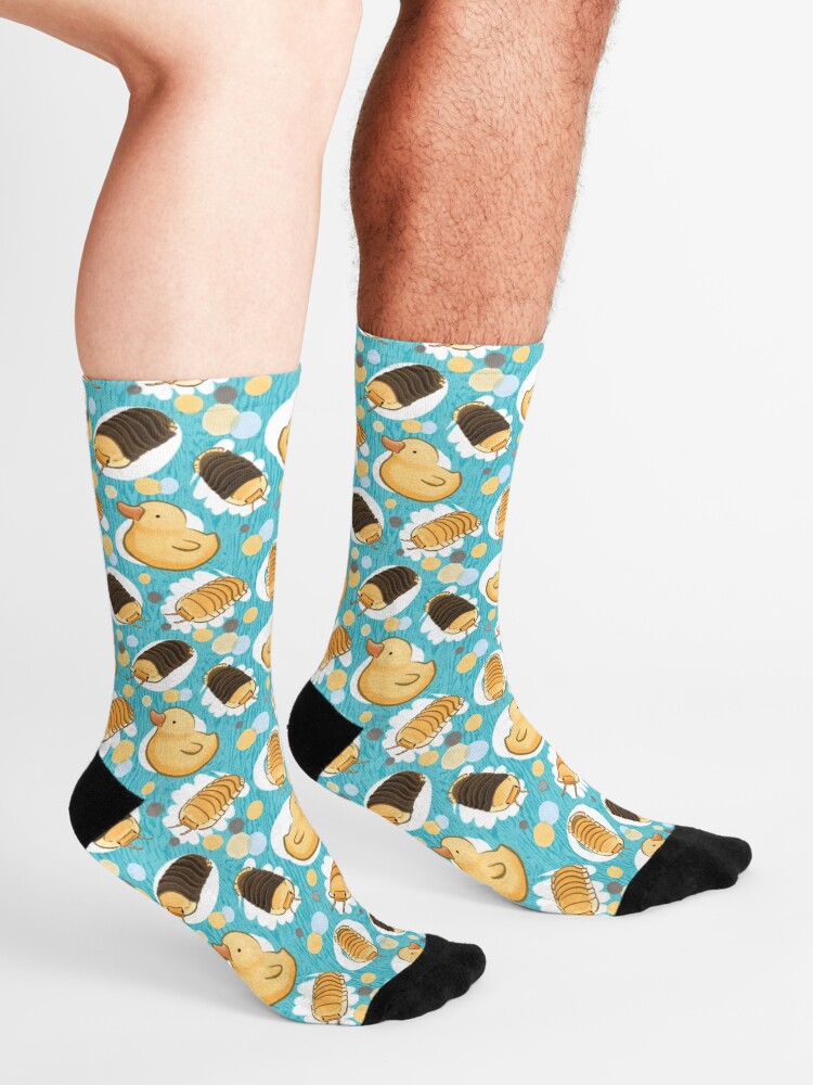 "Rubber Ducky Isopods" Socks by ksavasta | Redbubble