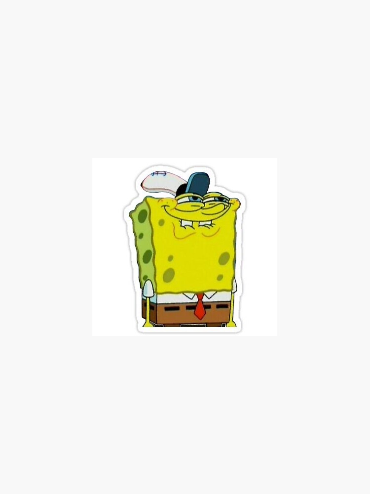 "Spongebob Sticker" Sticker by Rileykeehan | Redbubble
