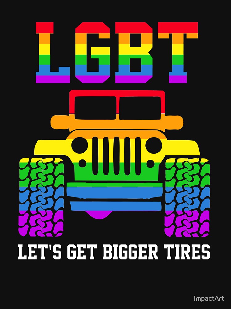 "Lgbt design truck" T-shirt by ImpactArt | Redbubble