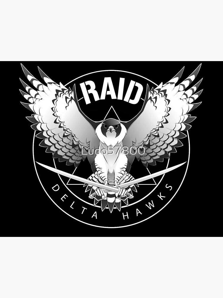 "Raid Delta Hawks Team Airsoft logo" Photographic Print for Sale by ...