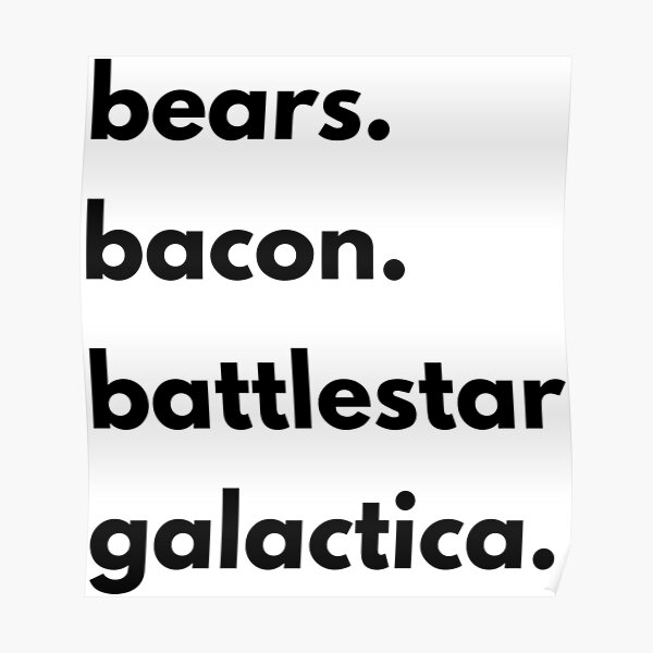 "BBB" Poster by peachpandas | Redbubble