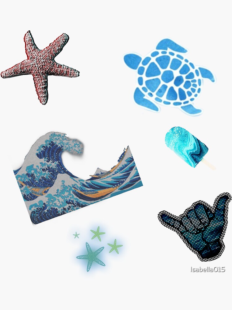 "Ocean pack!!" Sticker by Isabella015 | Redbubble