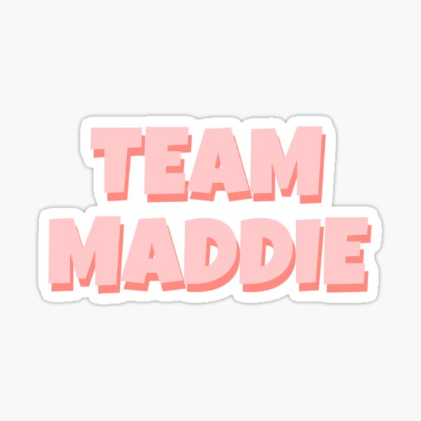 "DanceMoms Team Maddie " Sticker for Sale by kats-stickers- | Redbubble
