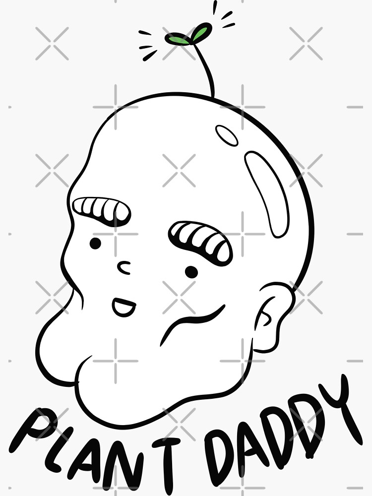 "Plant Daddy" Sticker for Sale by outre-marina | Redbubble