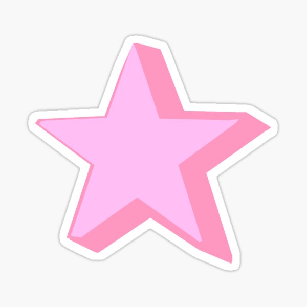 "Large Star Sticker" Sticker for Sale by caiitlinmurphy | Redbubble
