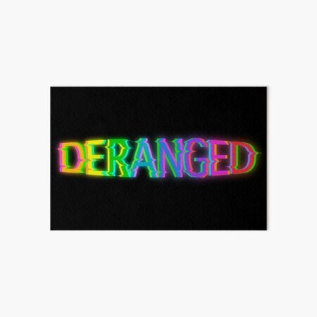 "Deranged Logo" Art Board Print by Deranged-Shop | Redbubble