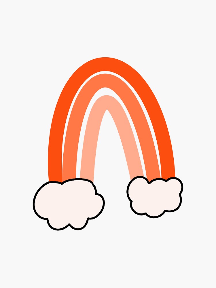 "3-tone rainbow " Sticker by ellas-designs | Redbubble