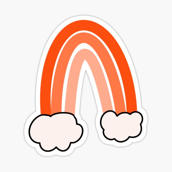 "3-tone rainbow " Sticker by ellas-designs | Redbubble