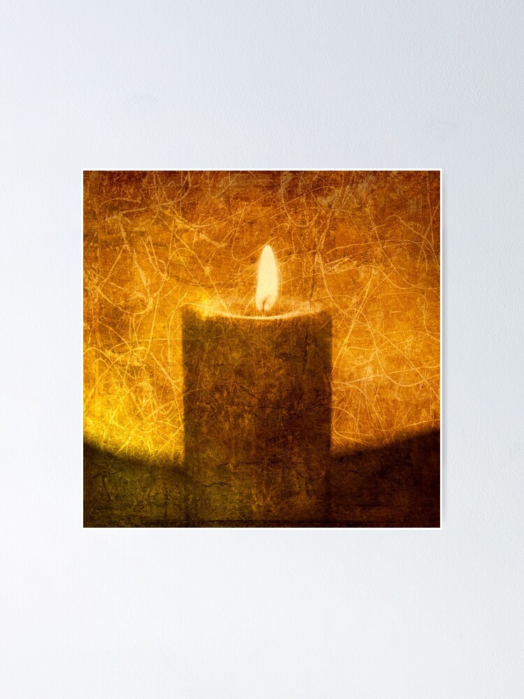 "Candle Light " Poster by ElenaRay | Redbubble