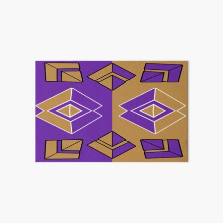 " AZTEC PEANUT BUTTER BROWN AND GRAPE JELLY PURPLE LINE GEOMETRIC 2 ...