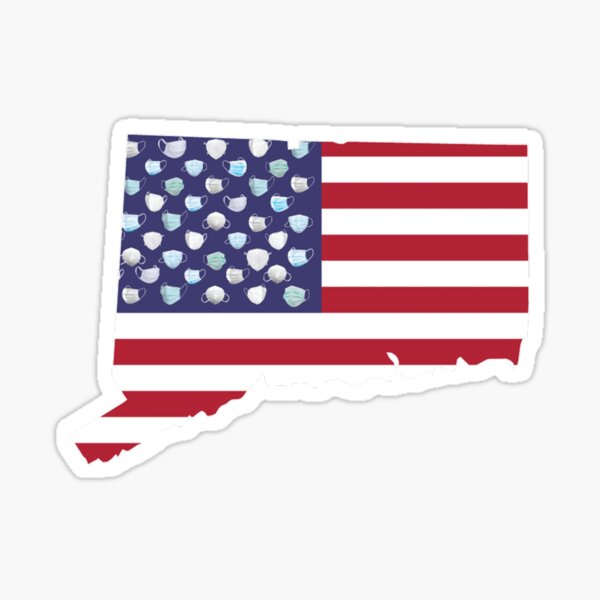 "Connecticut - CT State Map" Sticker for Sale by FeiAlexander | Redbubble