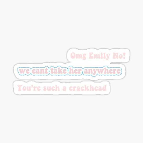 "Emily " Sticker by Joseph213 | Redbubble