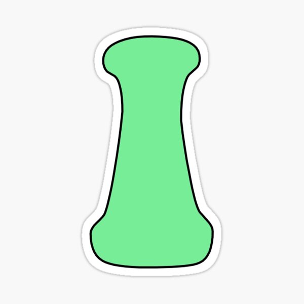 "Letter "I"" Sticker for Sale by njxstickers | Redbubble