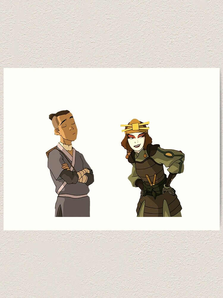 "Suki and Sokka (ATLA)" Art Print for Sale by Aquapphire | Redbubble