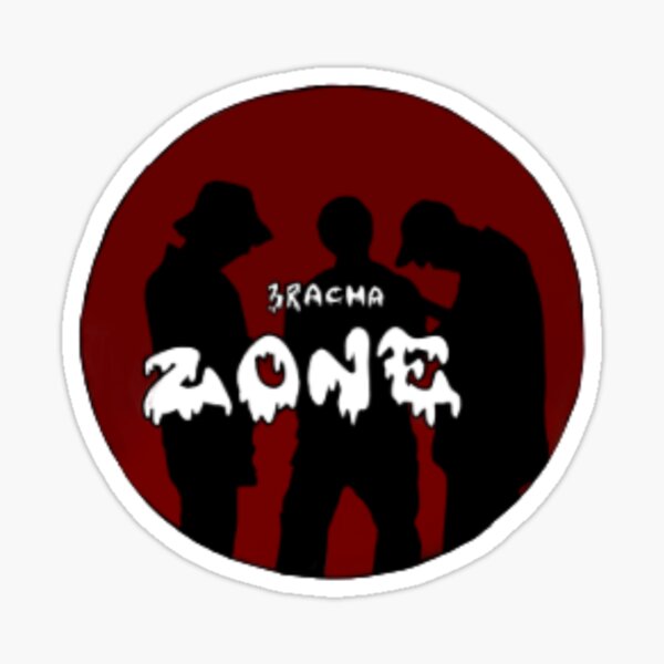 "3Racha ZONE bubble art" Sticker for Sale by MintyLix | Redbubble
