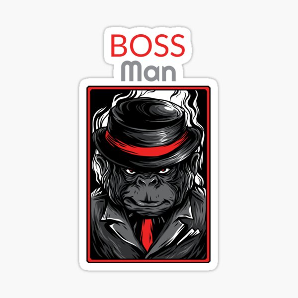 "Mafia Boss Man" Sticker by CheekyBrand | Redbubble
