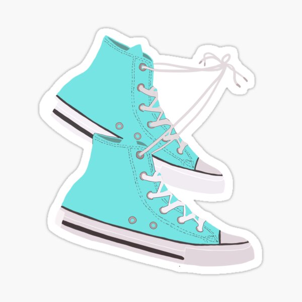 "Converse Hightop Sneakers" Sticker for Sale by gigiobligado | Redbubble