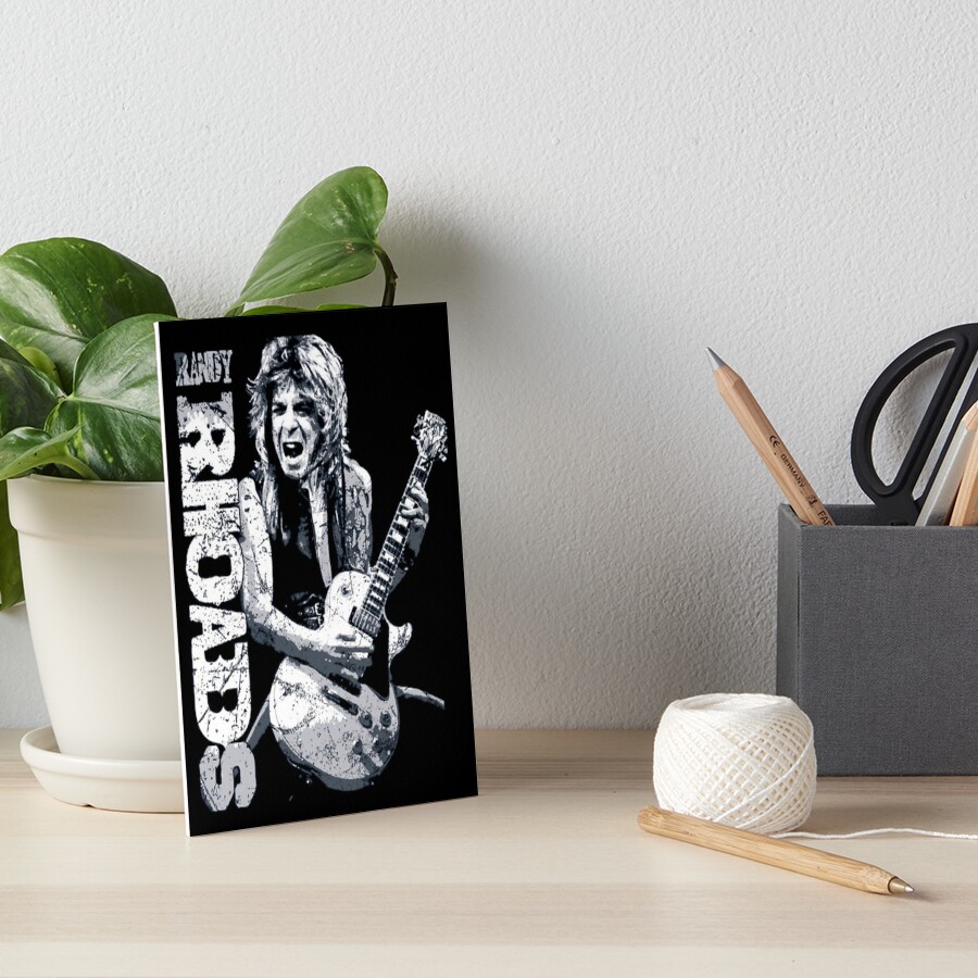 "RANDY RHOADS" Art Board Print for Sale by jerawkuti | Redbubble