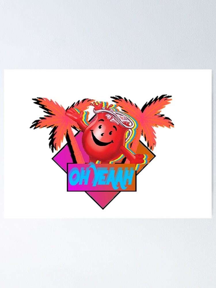 "Kool Aid Man 1980s Aesthetic" Poster for Sale by Ratch2929 | Redbubble