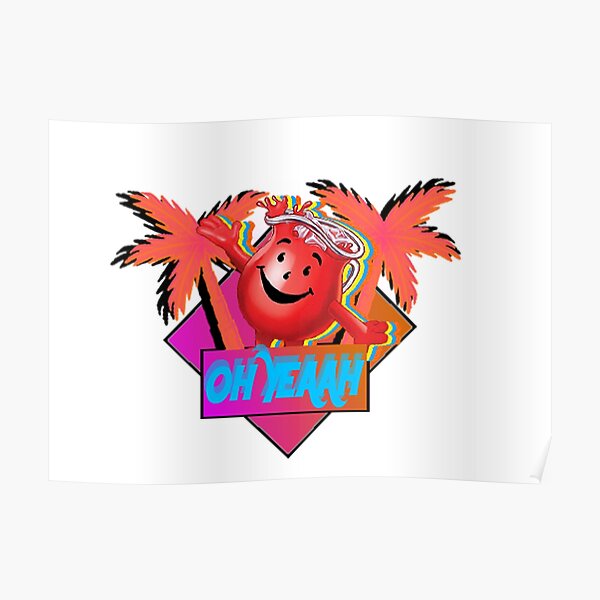"Kool Aid Man 1980s Aesthetic" Poster for Sale by Ratch2929 | Redbubble