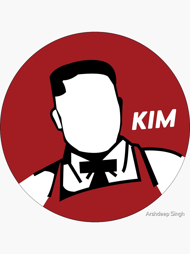 Pegatina «KFC | Parodia del logotipo» de ar33h | Redbubble