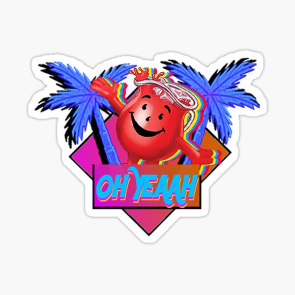 "KOOL-AID MAN 70S AESTHETIC" Sticker for Sale by Ratch2929 | Redbubble