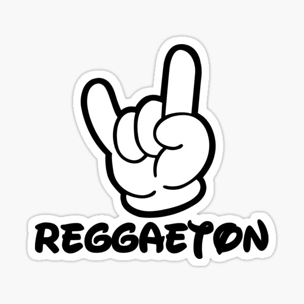 "Reggaeton" Sticker for Sale by blazikin | Redbubble