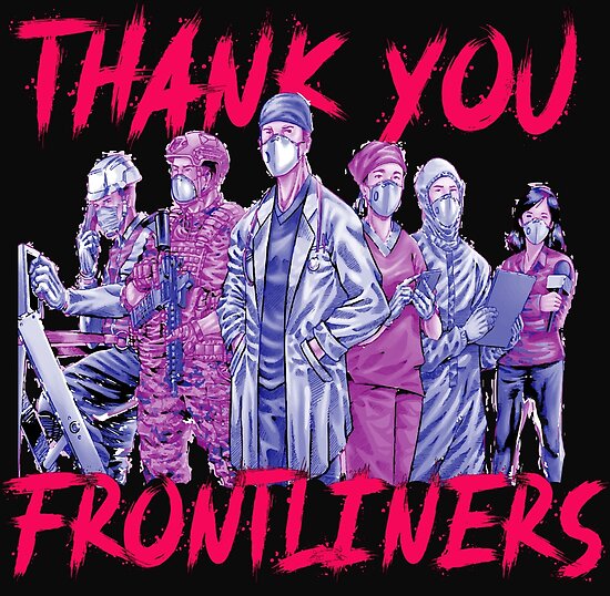 "Thank you Frontliner Artwork" Poster by Dalarin101 | Redbubble