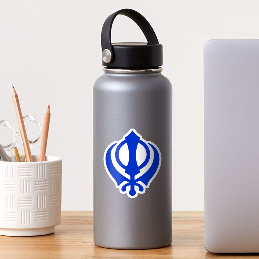 "Khanda Sikh symbol Sikhism" Sticker for Sale by nitty-gritty | Redbubble