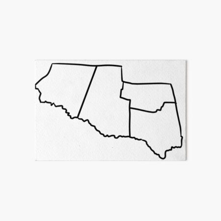 "RGV Counties Outline" Art Board Print for Sale by RGVandMe | Redbubble