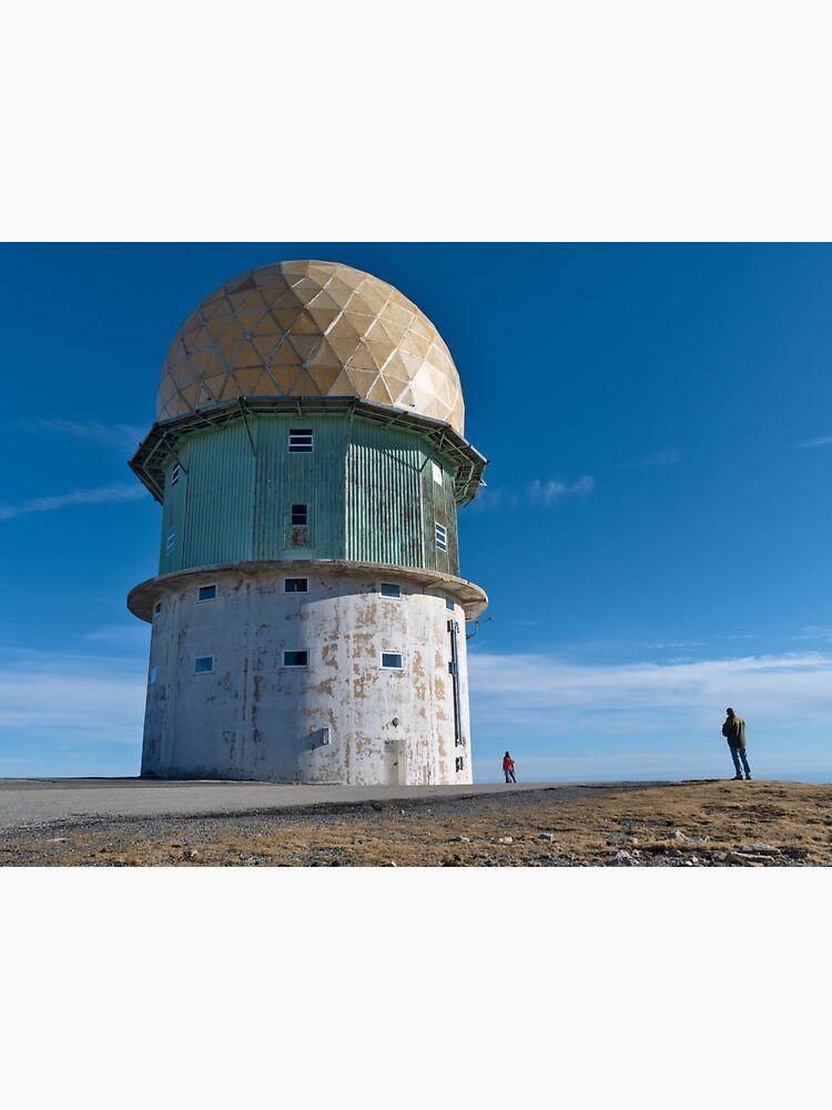 "Old communications tower in Serra da Estrela" Sticker by AngeloDeVal ...