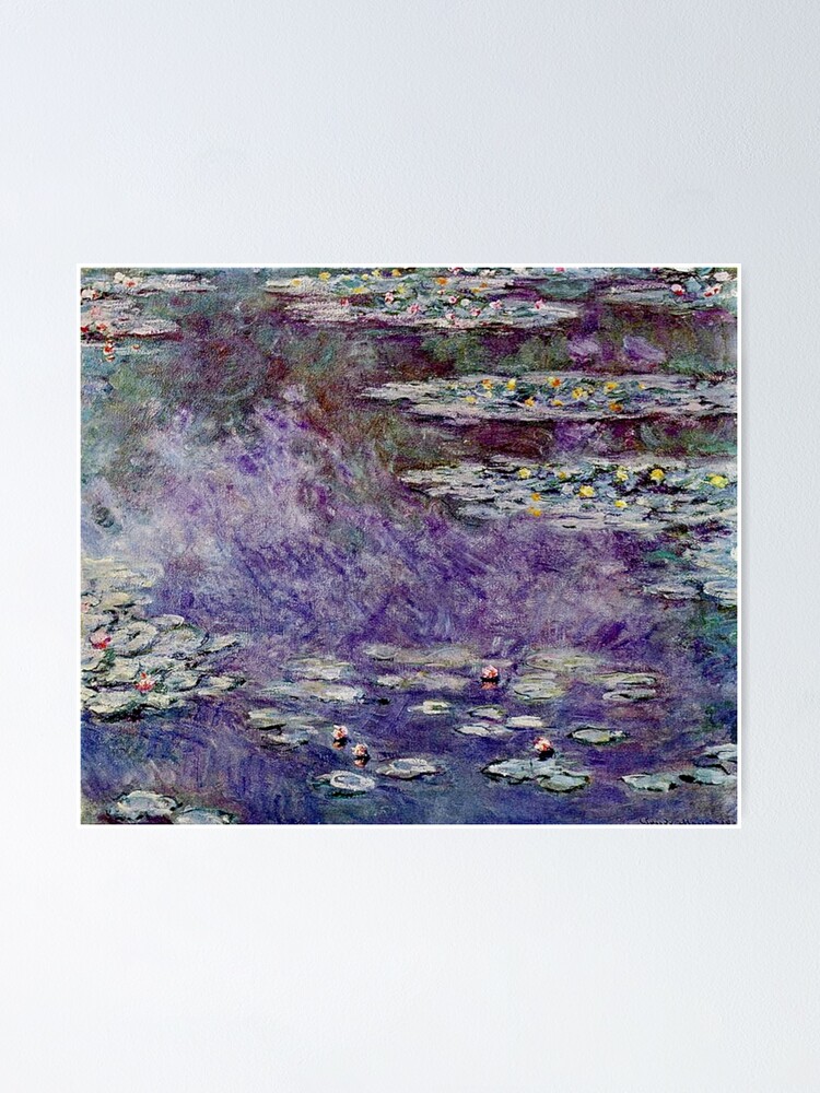"Lavender Water Lilies | Les Nymphéas Lavandes par Claude Monet ...