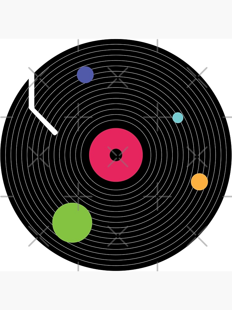 "Vinyl Music Solar System" Poster for Sale by Jack-059 | Redbubble