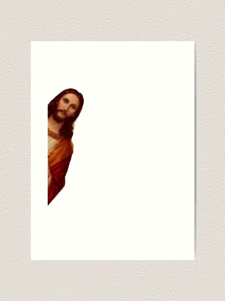 "Jesus is watching you" Art Print for Sale by ghjura | Redbubble