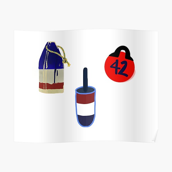 "Buoy boat pack" Poster for Sale by Pgibbs016 | Redbubble