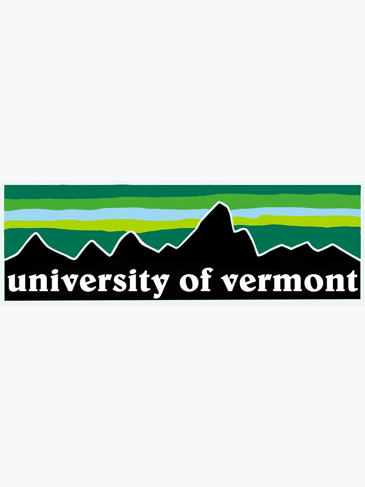 "UVM" Sticker for Sale by angelahong10 | Redbubble