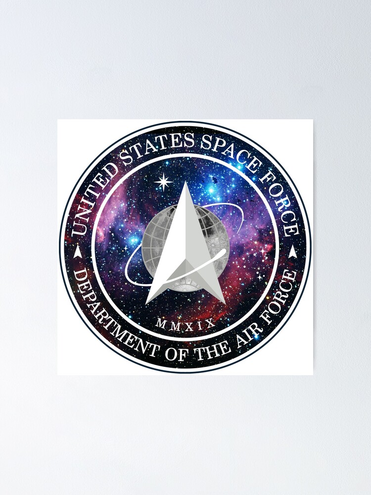 "US Space Force Official Logo Design - Running Chicken Nebula Galactic ...