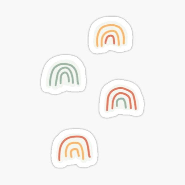 "Mini Rainbows Pack" Sticker by skylarandsofi | Redbubble