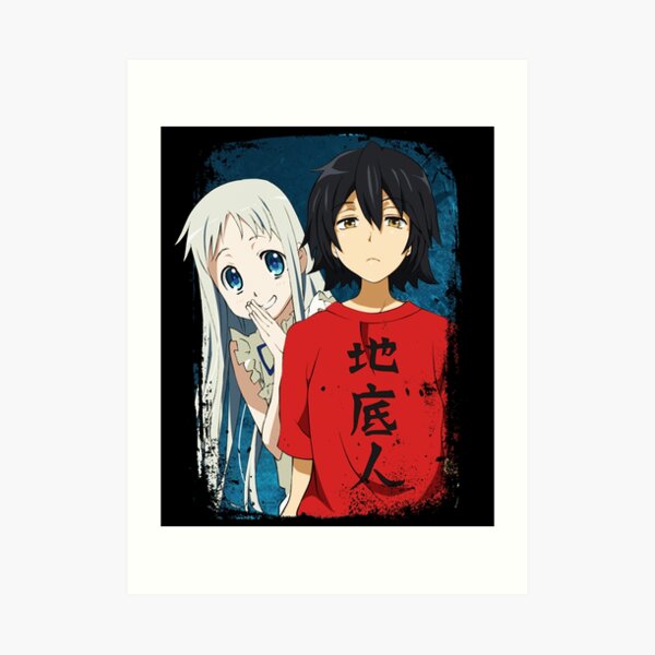 "Jintan and Menma" Art Print by TRISKOVA | Redbubble