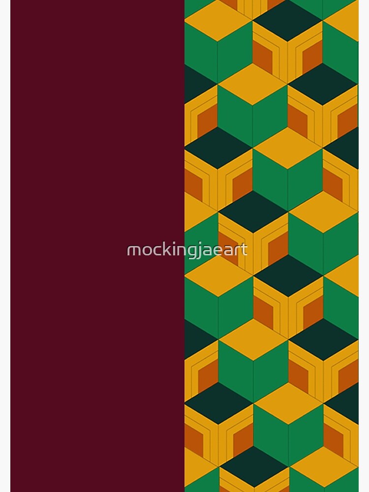 "Giyu Split Haori Pattern (Demon Slayer/Kimetsu no Yaiba) 2" Spiral ...