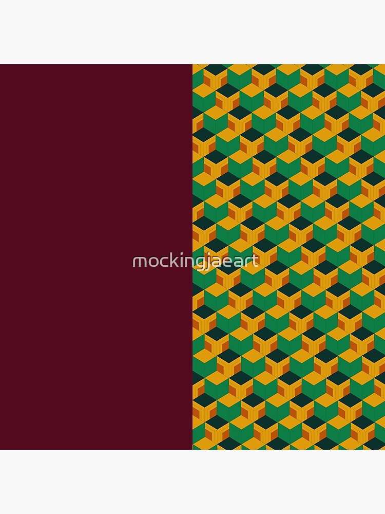 "Giyu Split Haori Pattern (Demon Slayer/Kimetsu no Yaiba) 2" Art Print ...