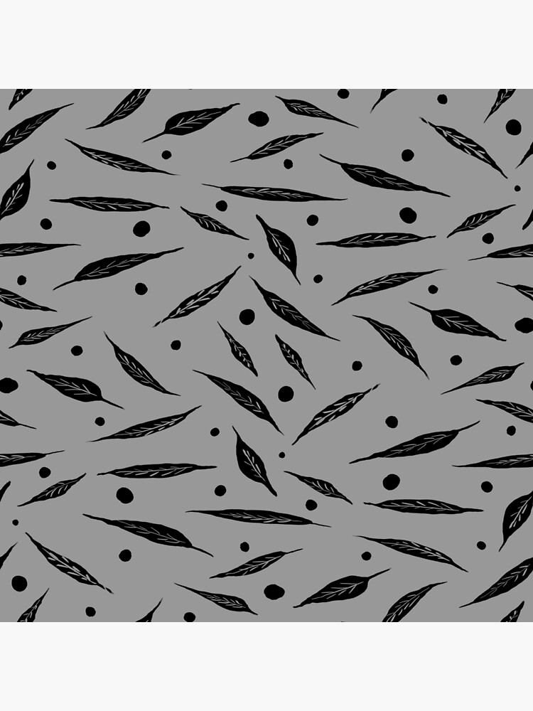 "Gum Leaf Pattern On Grey Background" Poster for Sale by Artist15 ...