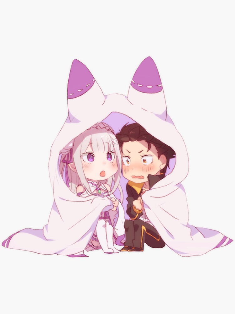 "Re:Zero Chibi cute" Sticker for Sale by Anime-Dude | Redbubble