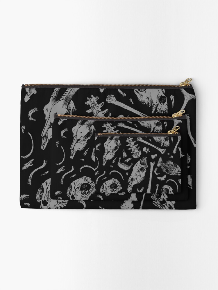 "Bones" Zipper Pouch for Sale by deniart | Redbubble