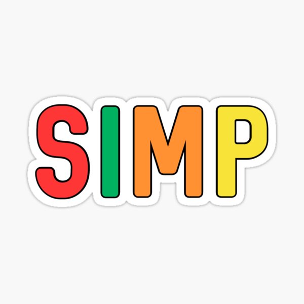 "Simp Design" Sticker by spc4 | Redbubble