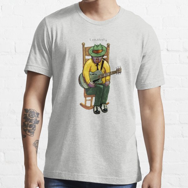 "Lead Belly and Guitar" T-shirt for Sale by JohnParraArt | Redbubble ...