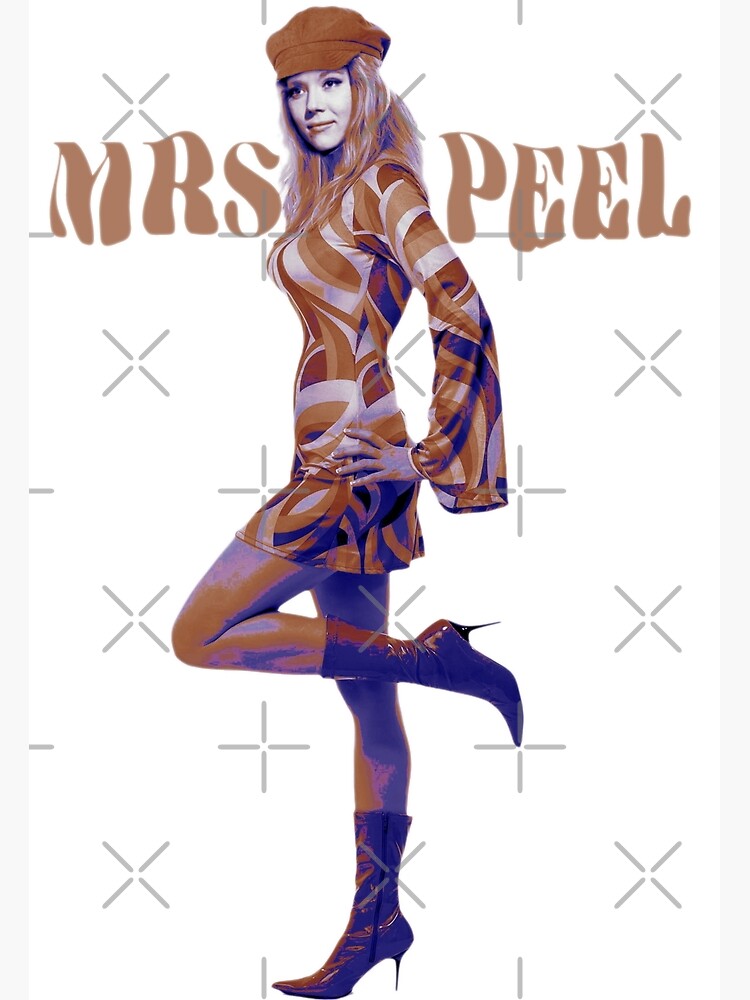 " Mrs Peel Three" Poster for Sale by Salocin | Redbubble